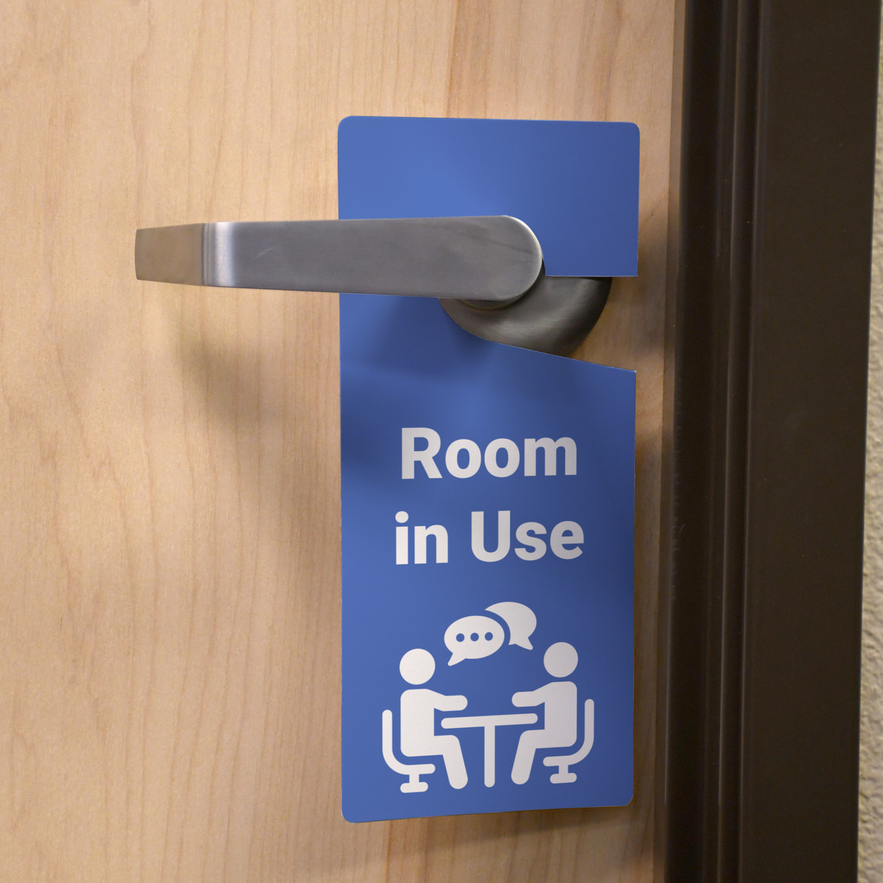 Room in Use with Icon - Door Hanger