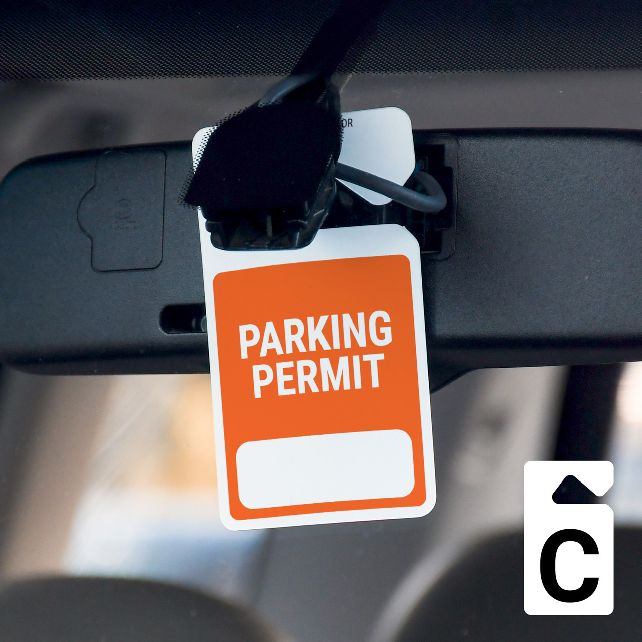Parking Permit - Write-on - Car Permit Parking Tag