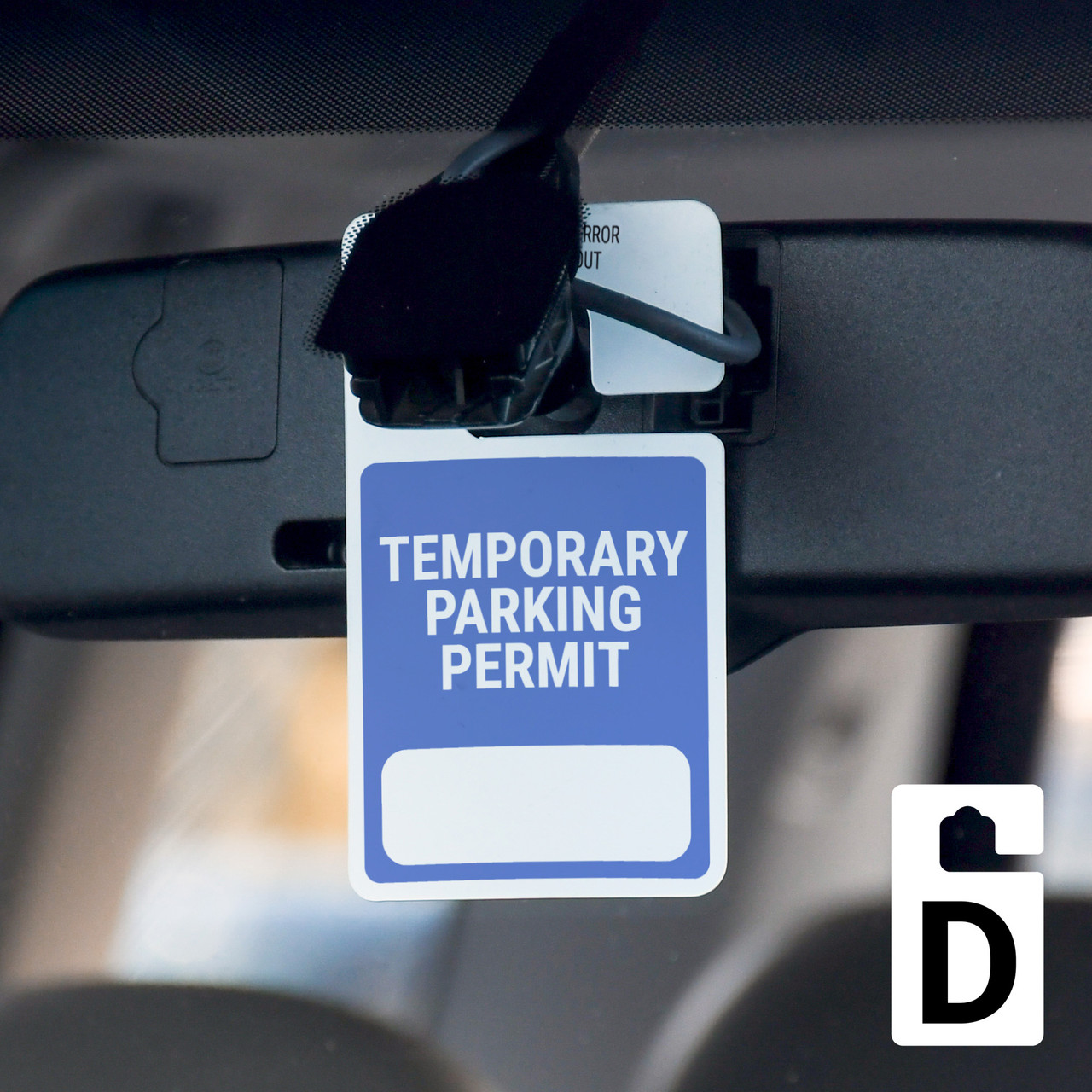 Temporary Parking Permit - Write-on - Car Permit Parking Tag | Creative ...