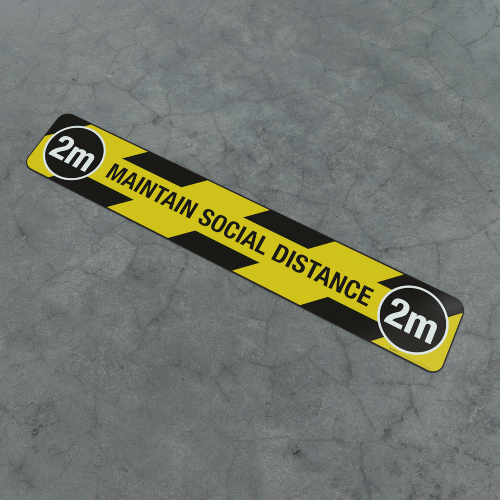 Custom Floor Sign Strip - Creative Safety Supply