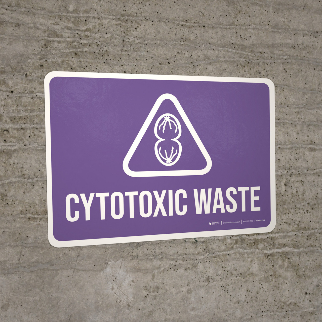 Cytotoxic Waste Landscape - Wall Sign