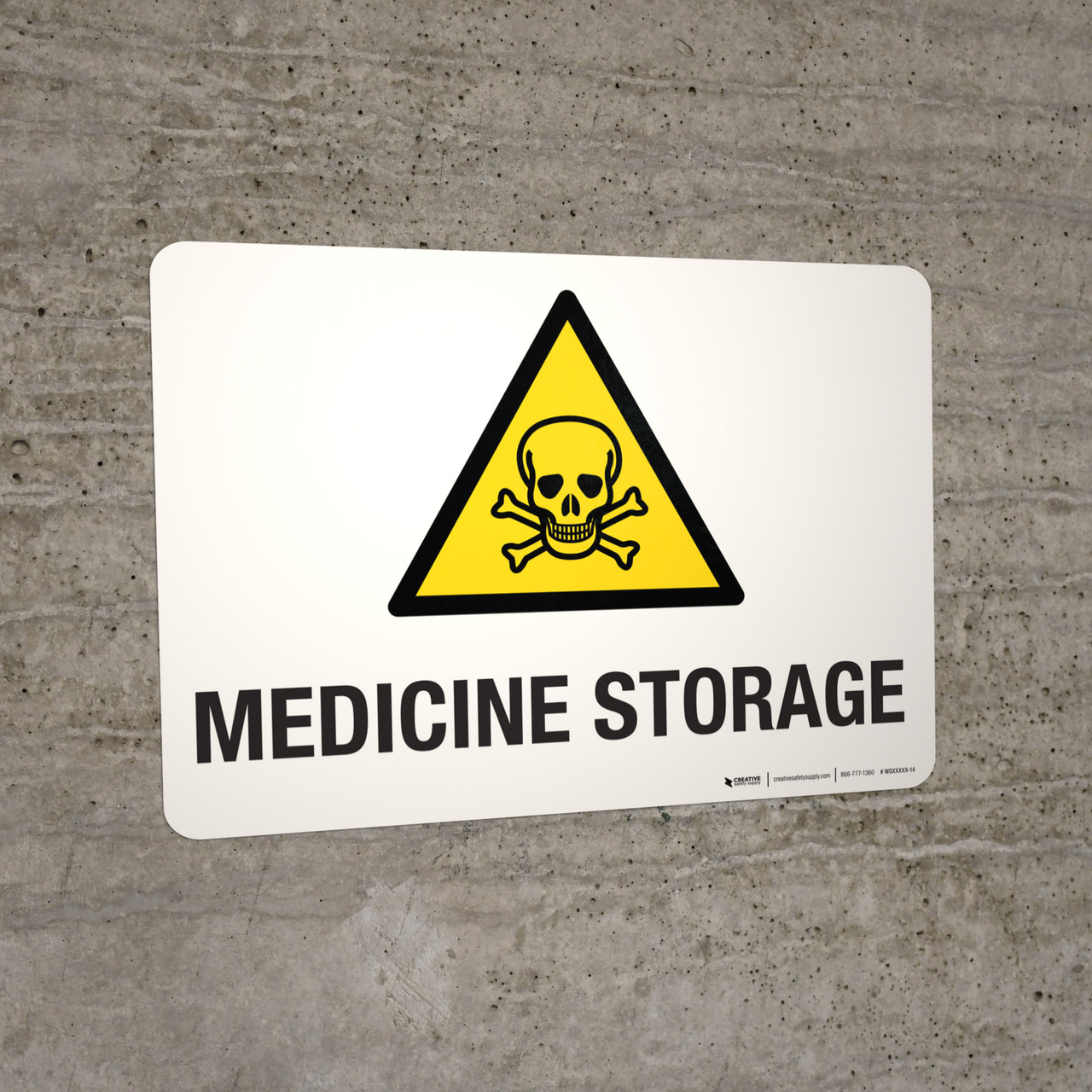 Medicine Storage Landscape- Wall Sign