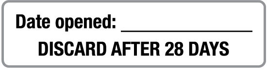 Date Opened Date Expired - Pharmaceutical Auxiliary Label | Creative ...