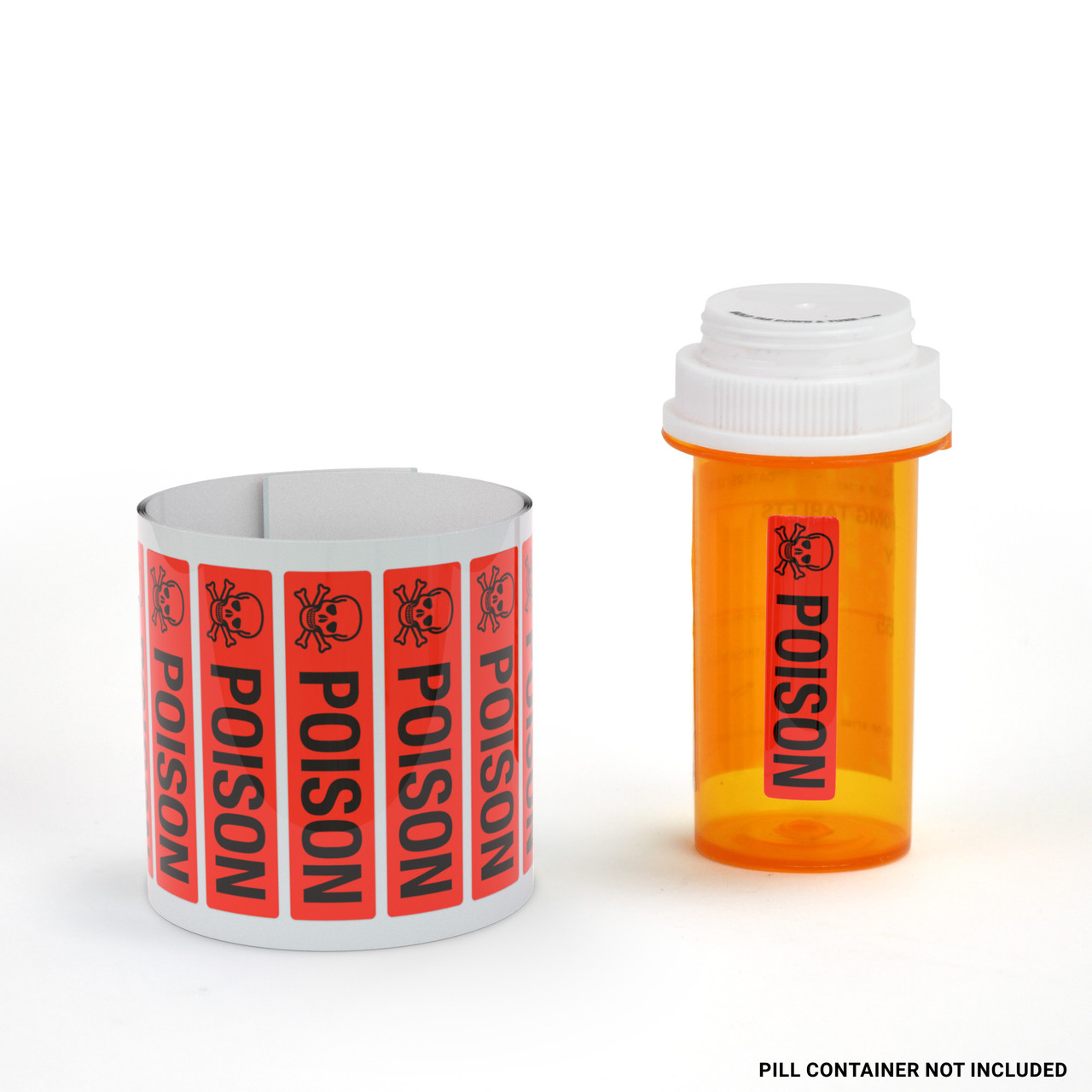 Poison - Pharmaceutical Auxiliary Label | Creative Safety Supply