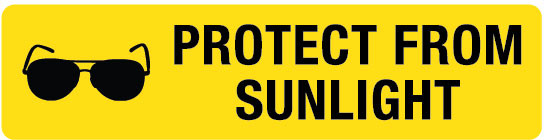 Protect From Sunlight - Pharmaceutical Auxiliary Label | Creative ...