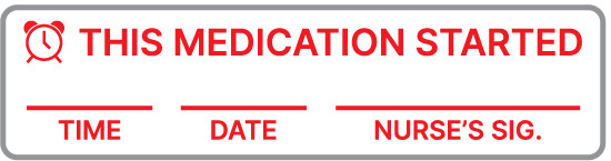 This Medication Started (Time, Date, Nurse's Sig.) - Pharmaceutical ...