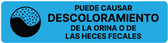 May Cause Discoloration Of The Urine or Feces (Spanish ...