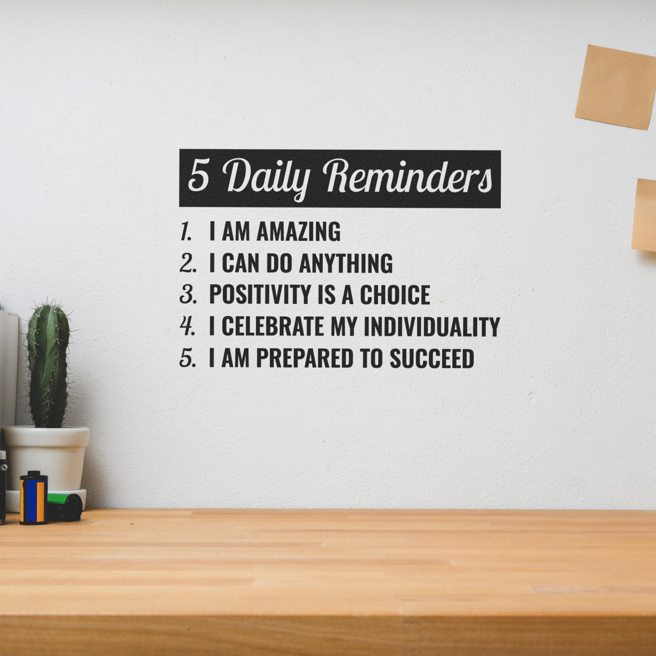 5 Daily Reminders - Wall Decor