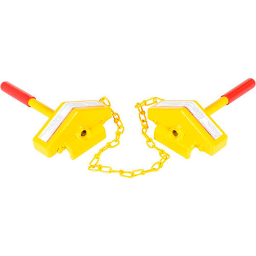 Railroad Twin Single Railcar Chocks with Handle Combo SRC/SRC ...