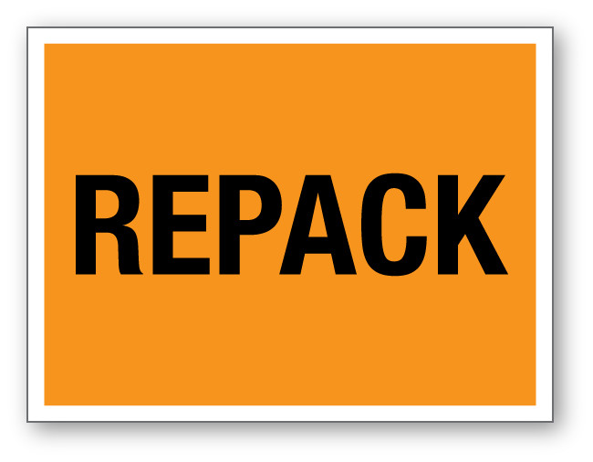 Repack Orange - Shipping Label