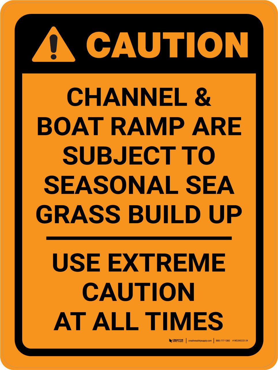 Caution: Channel & Boat Ramp Are Subject To Seasonal Sea Grass Build Up ...