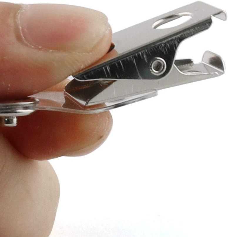 Metal Badge Clips - 20Pcs