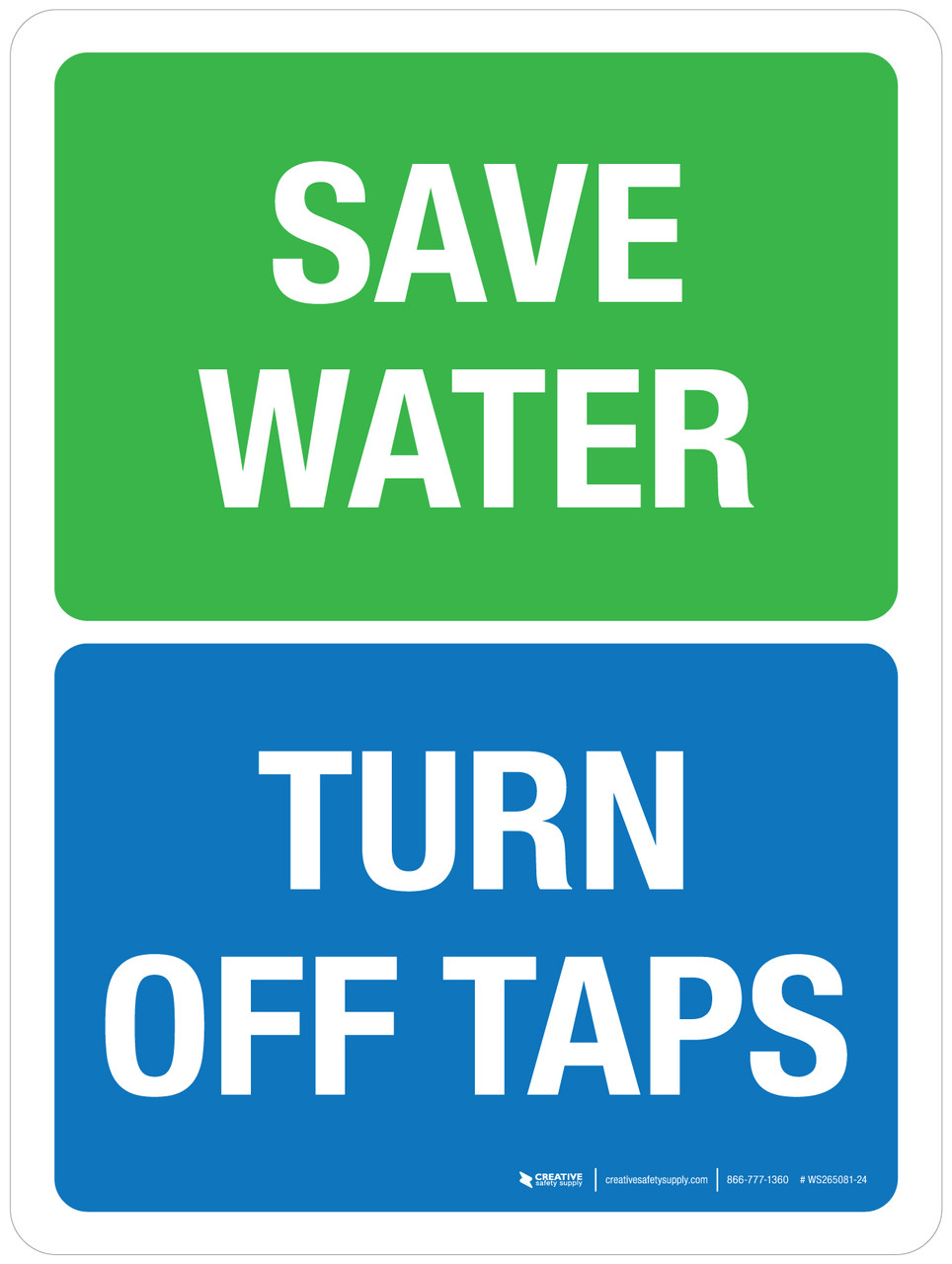 Save Water Sign Premium Vector | Save Water Concept Water Faucet Close