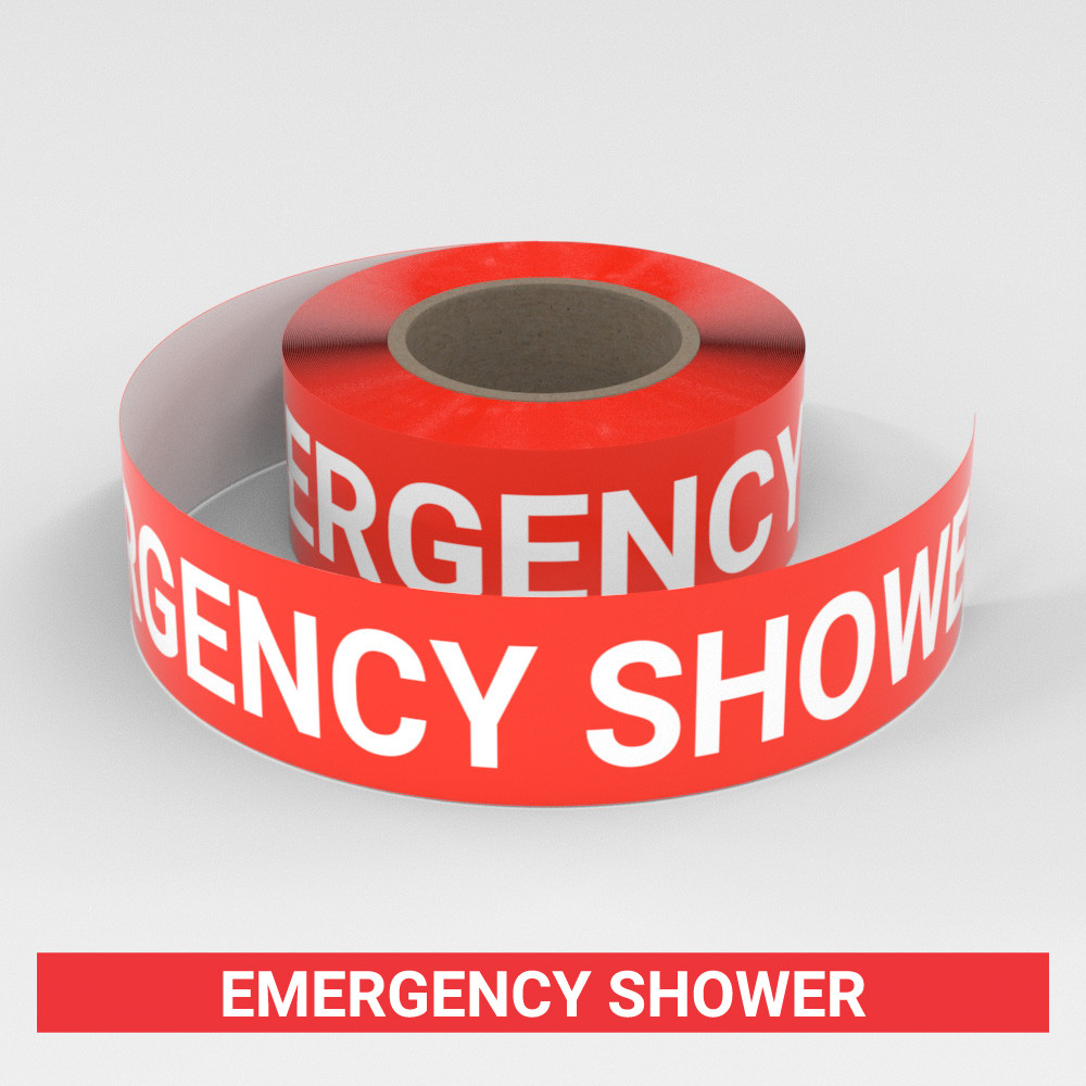 Emergency Shower - Smart Stripe Inline Printed Floor Tape | Creative ...