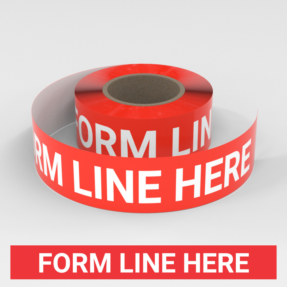 Form Line Here - Smart Stripe Inline Printed Floor Tape | Creative ...