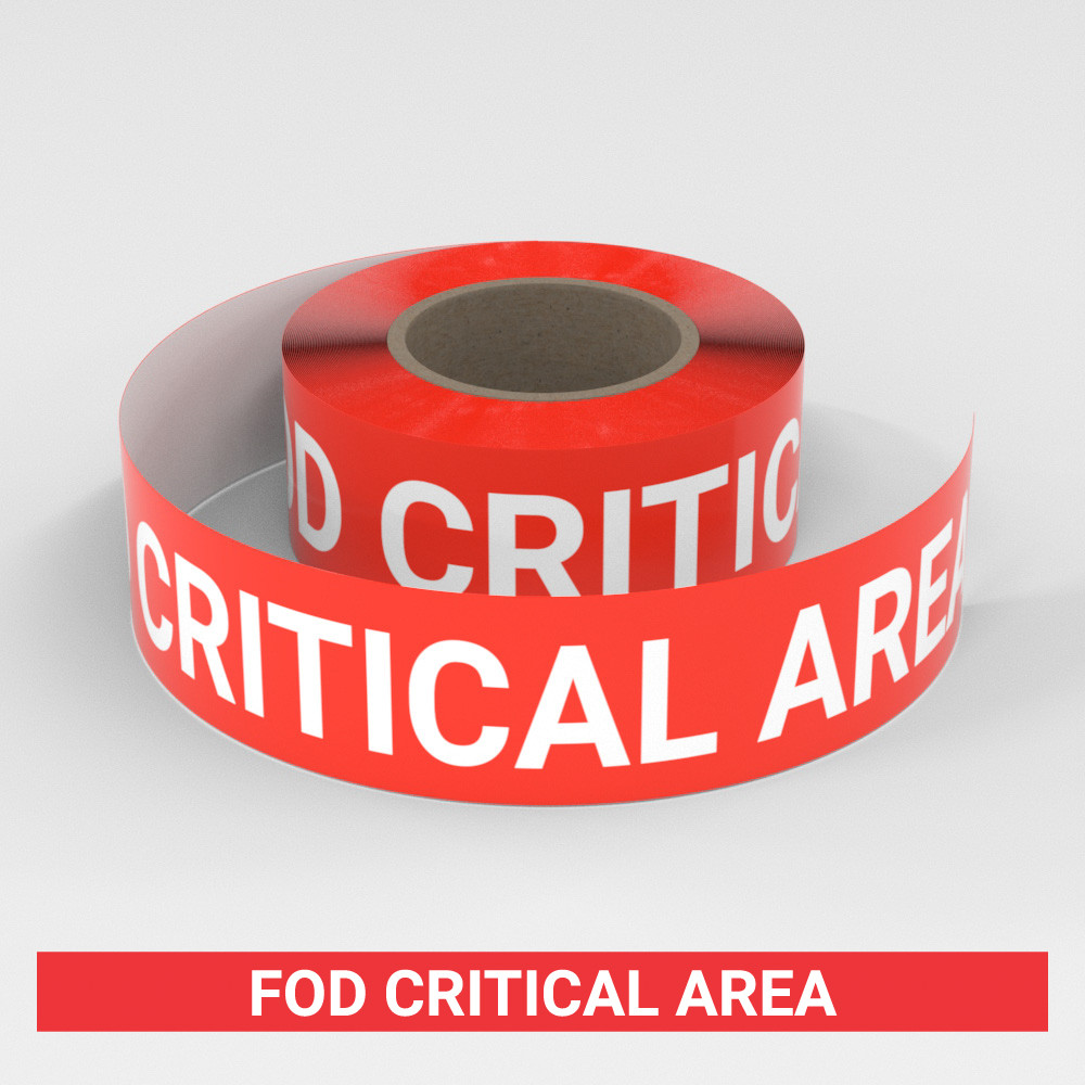 FOD Critical Area - Smart Stripe Inline Printed Floor Tape | Creative ...