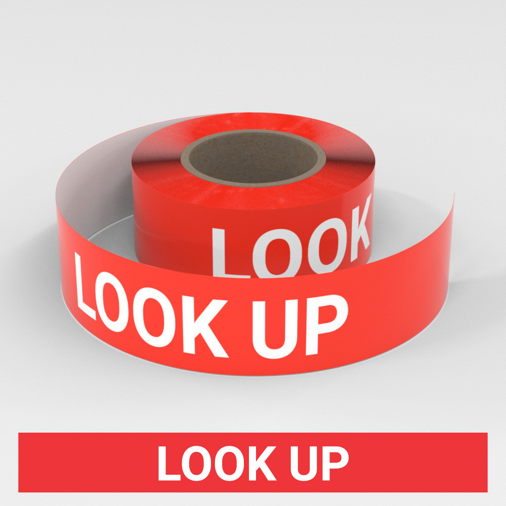 Look Up - Smart Stripe Inline Printed Floor Tape | Creative Safety Supply