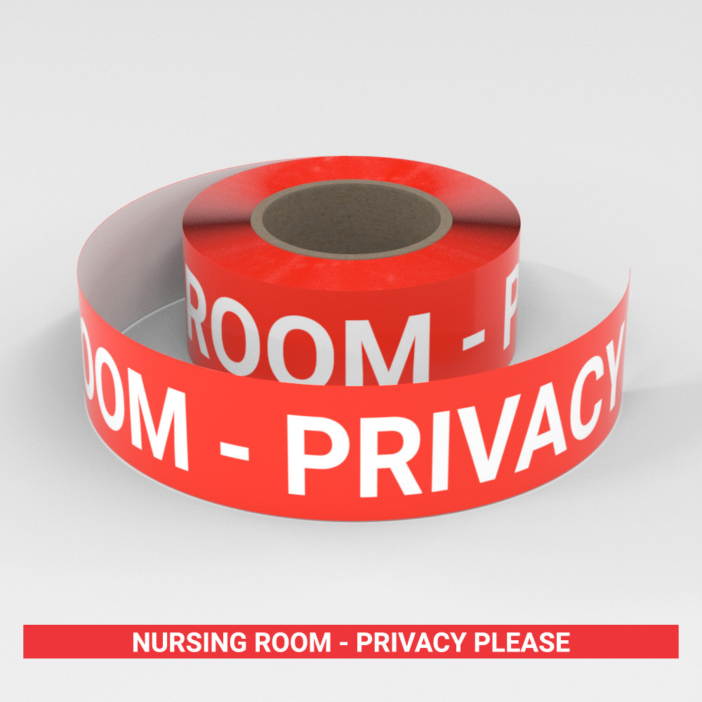 Nursing Room - Privacy Please - Smart Stripe Inline Printed Floor Tape ...