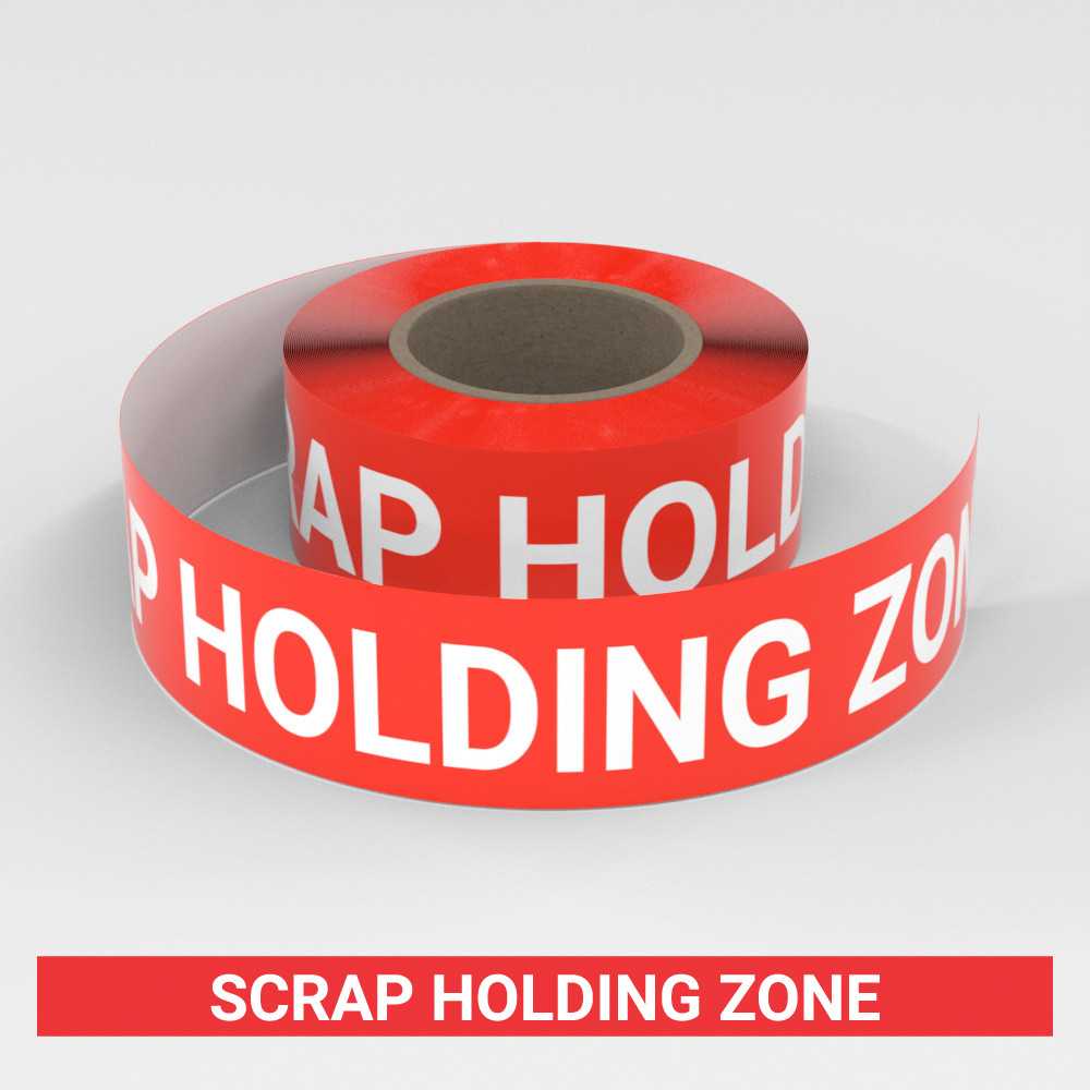 Scrap Holding Zone - Smart Stripe Inline Printed Floor Tape | Creative ...