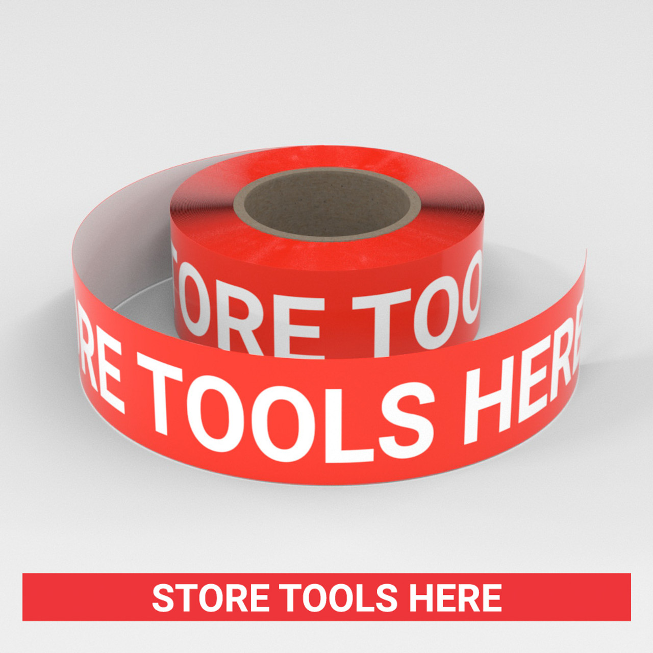 Store Tools Here Smart Stripe Inline Printed Floor Tape Creative