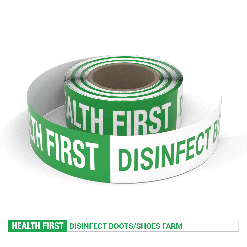 Health First: Disinfect Boots/Shoes Farm - Smart Stripe Inline Printed ...