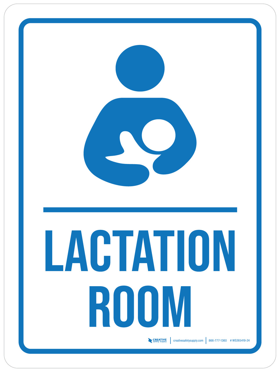 Lactation Room Portrait - Wall Sign