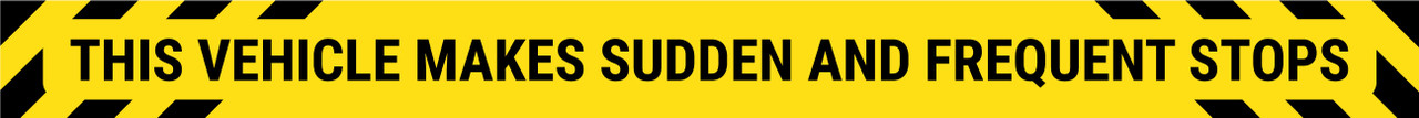 This Vehicle Makes Sudden and Frequent Stops - Vehicle Safety Bumper ...