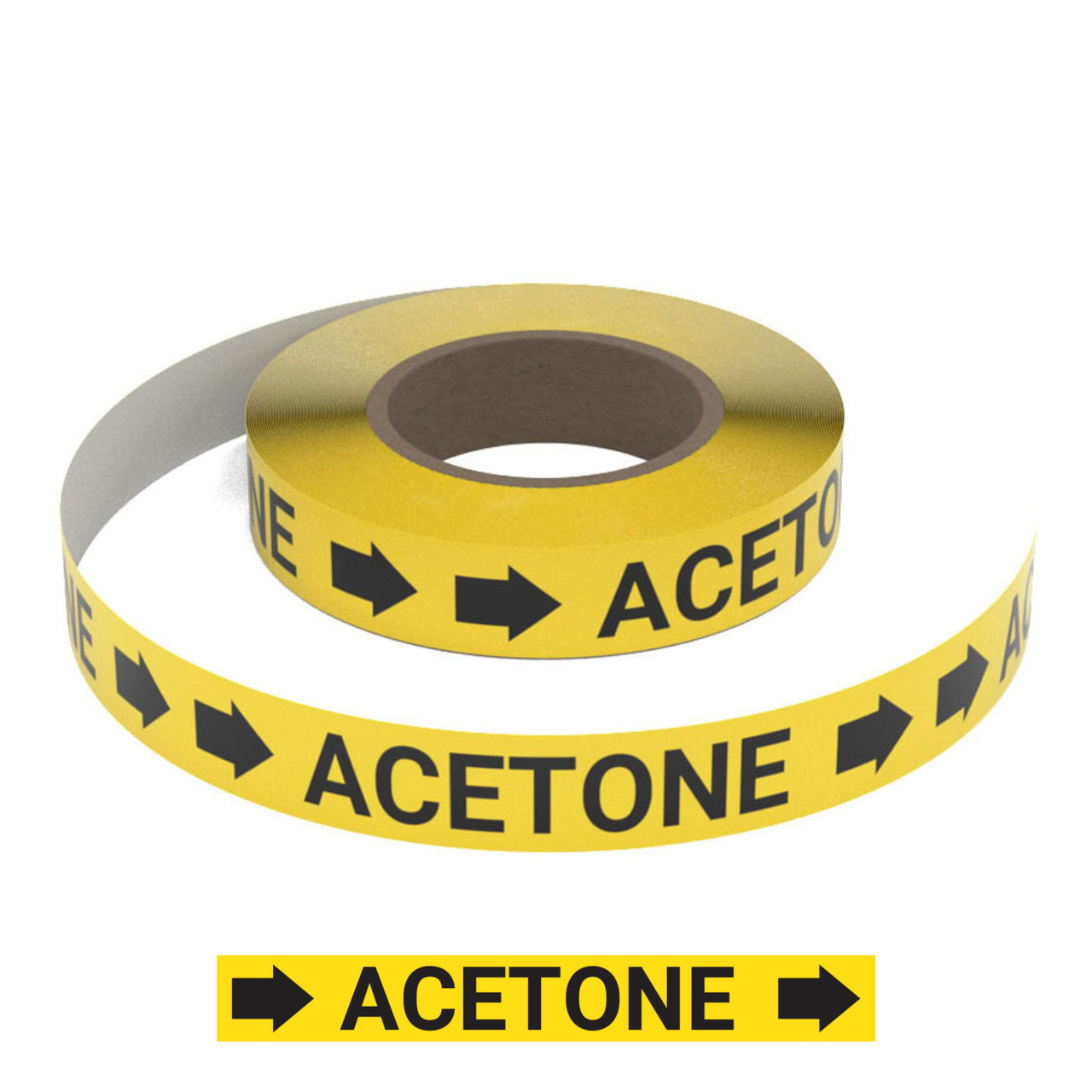 Acetone (Yellow) - Smart Stripe Inline Pipe Marking Roll | Creative ...