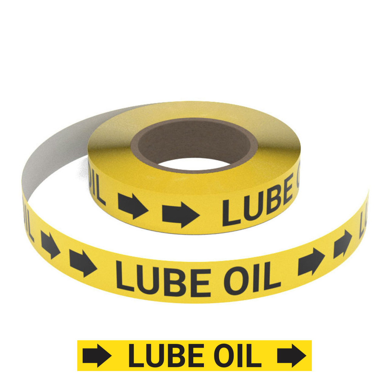 Lube Oil - Smart Stripe Inline Pipe Marking Roll | Creative Safety Supply