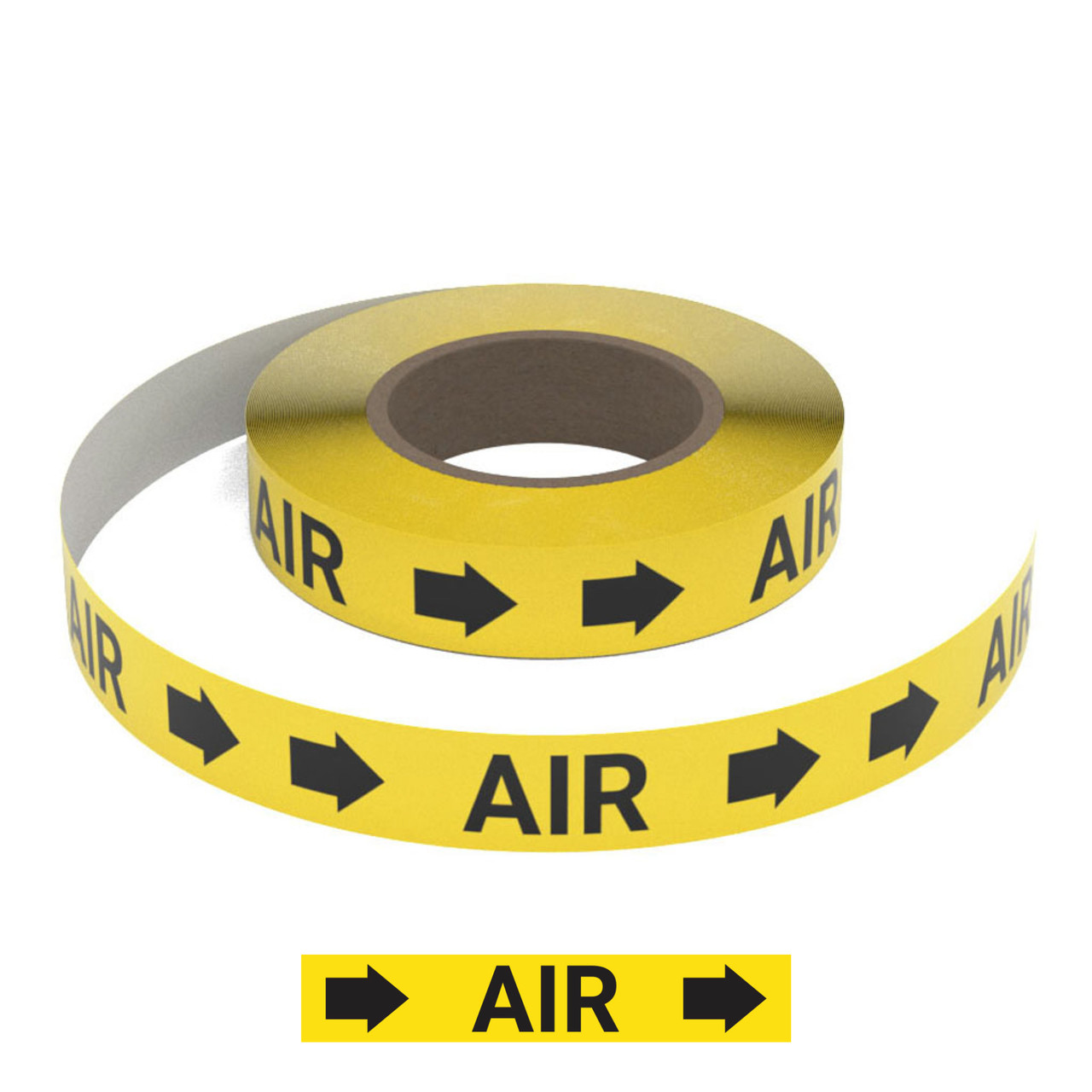 Air (Yellow) - Smart Stripe Inline Pipe Marking Roll | Creative Safety ...