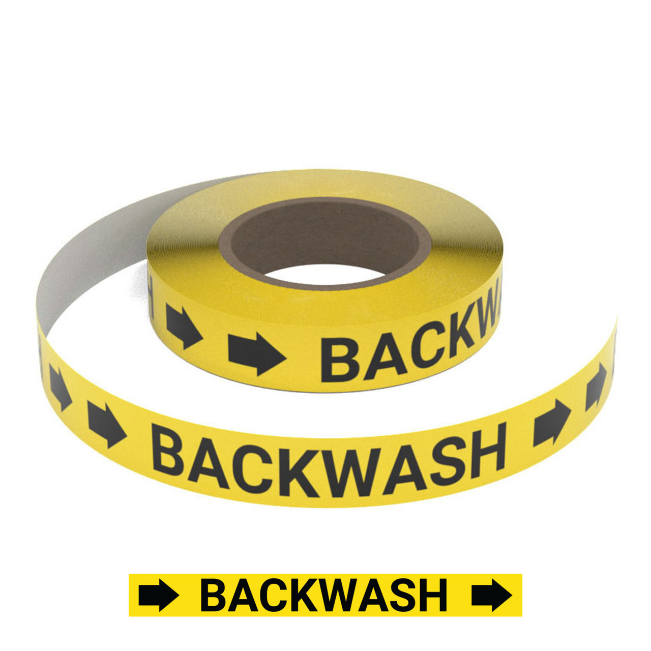Backwash (Yellow) - Smart Stripe Inline Pipe Marking Roll | Creative ...