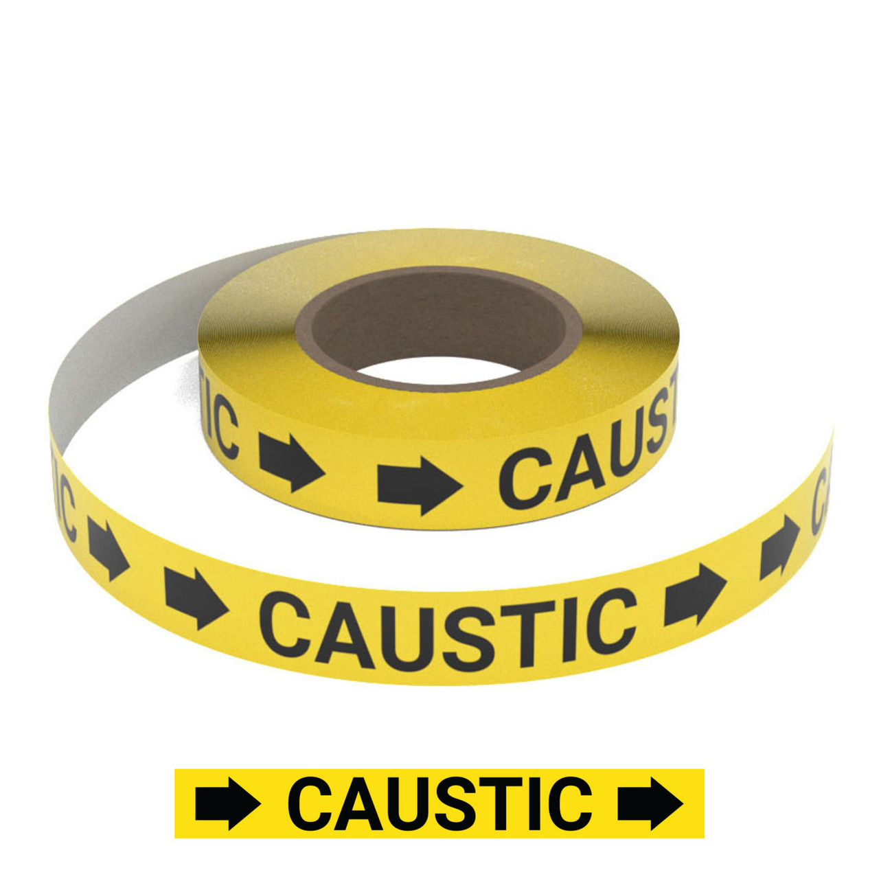 Caustic (Yellow) - Smart Stripe Inline Pipe Marking Roll | Creative ...