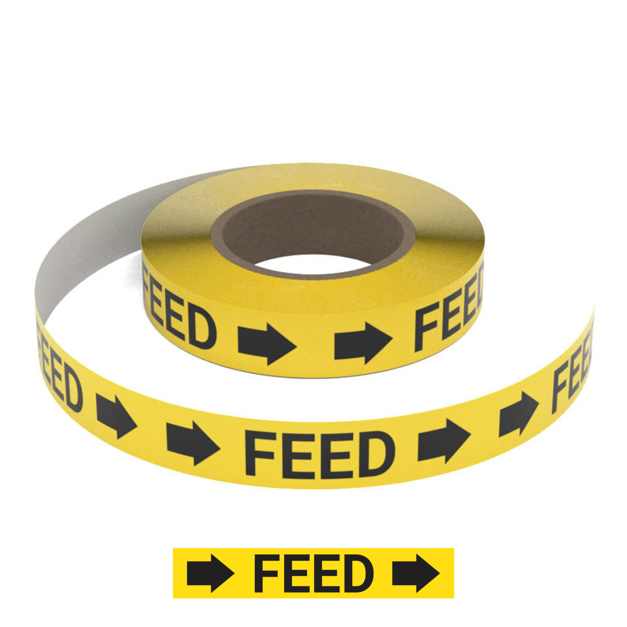Feed (Yellow) - Smart Stripe Inline Pipe Marking Roll | Creative Safety ...