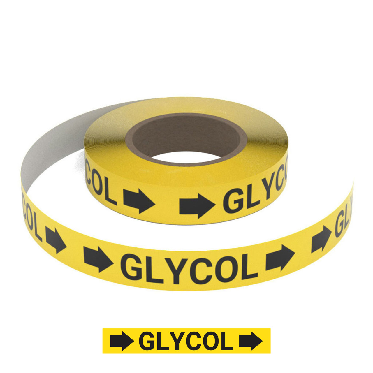 Glycol (Yellow) - Smart Stripe Inline Pipe Marking Roll | Creative ...