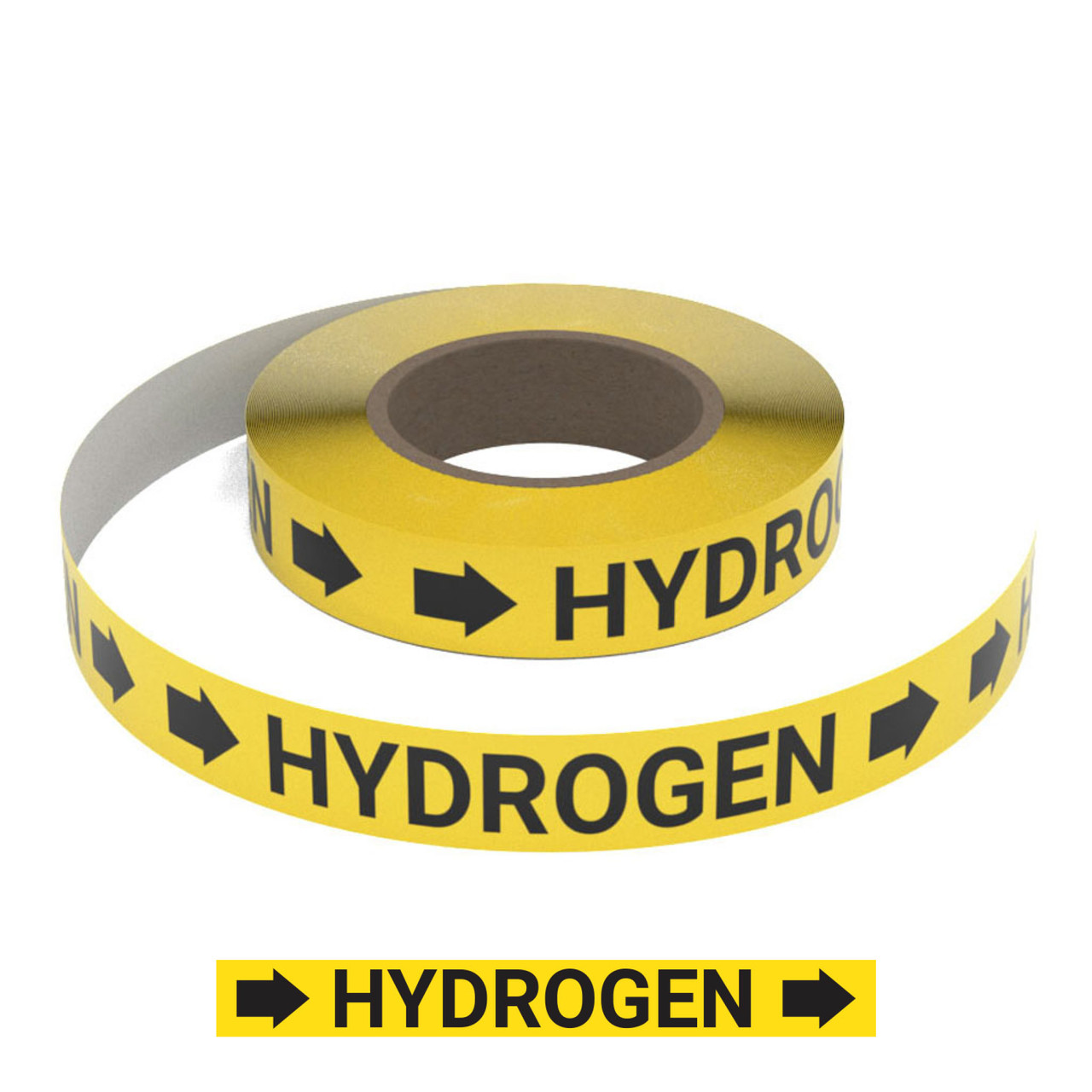 Hydrogen (Yellow) - Smart Stripe Inline Pipe Marking Roll | Creative ...