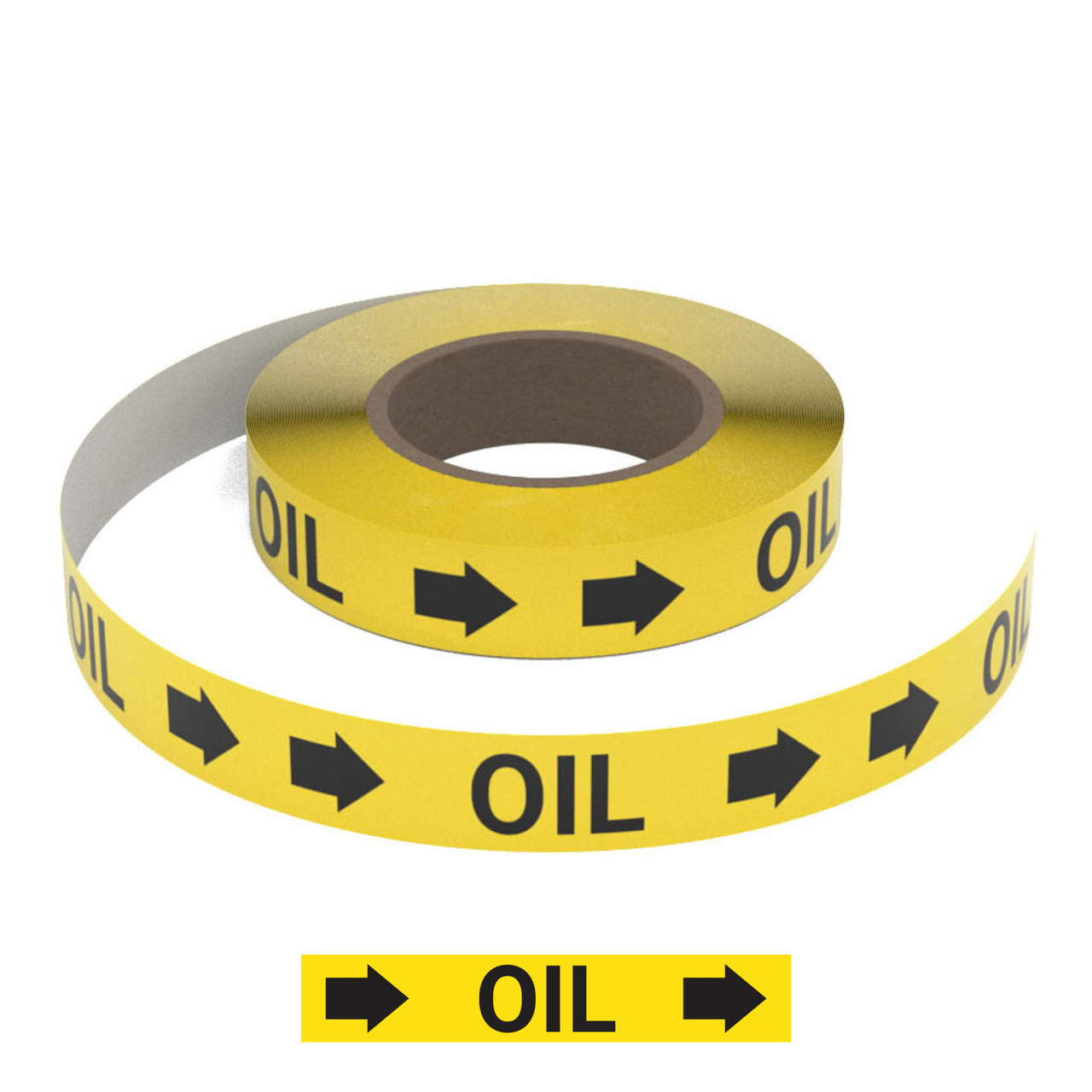 Oil - Smart Stripe Inline Pipe Marking Roll | Creative Safety Supply