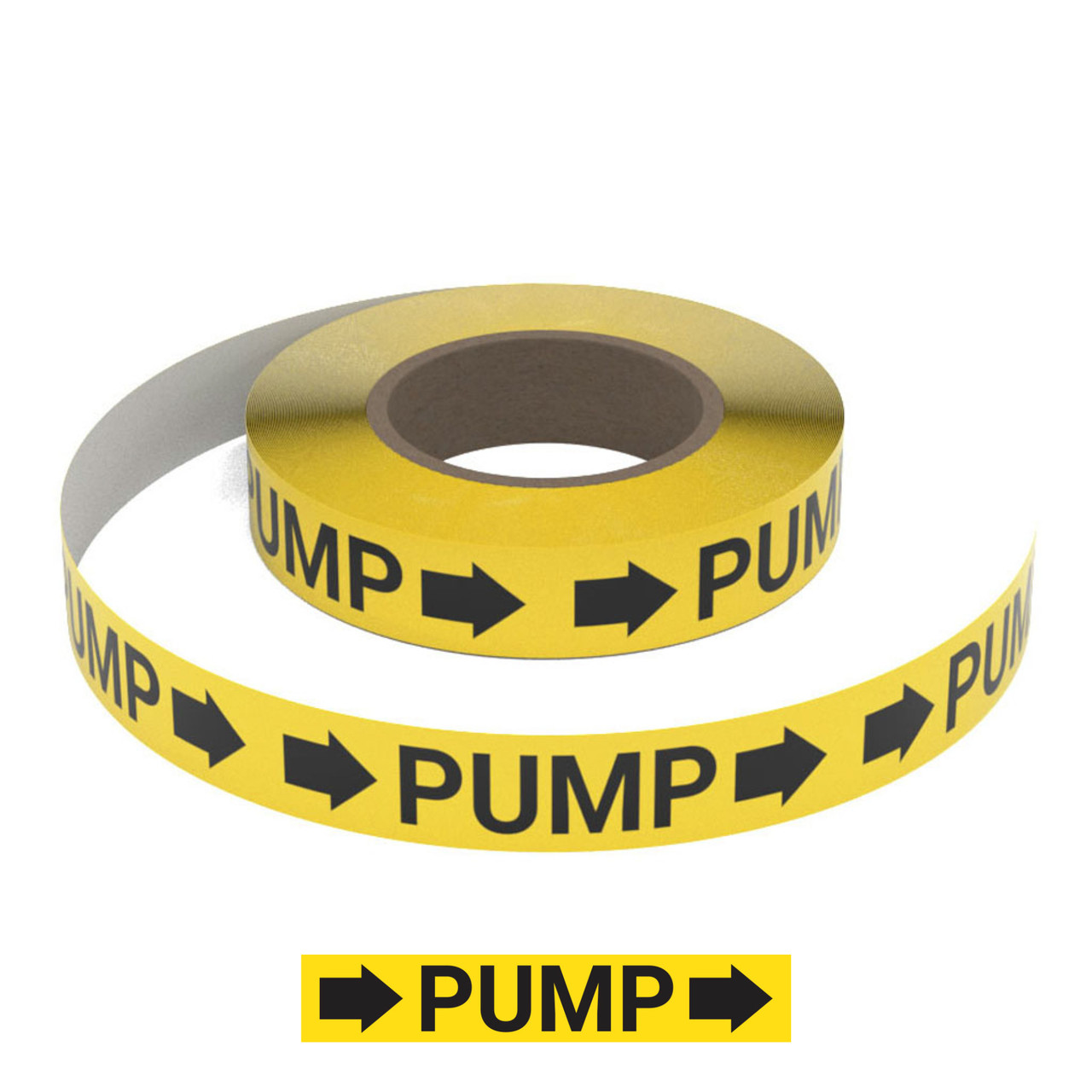 Pump (Yellow) - Smart Stripe Inline Pipe Marking Roll | Creative Safety ...