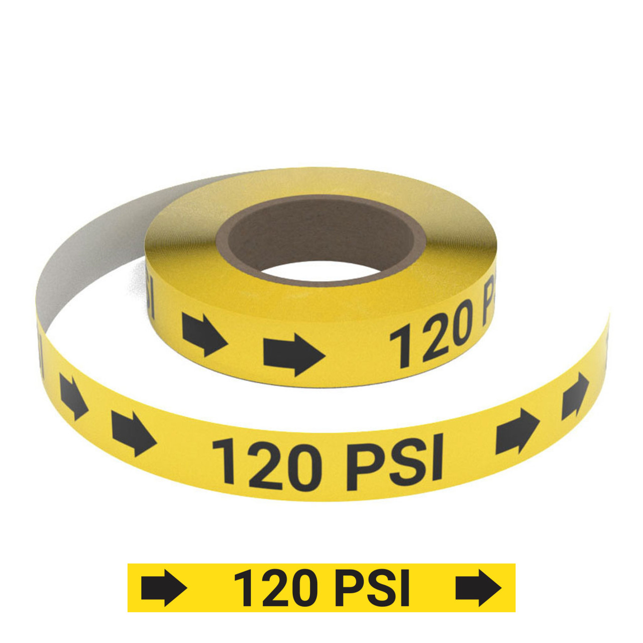 120 PSI - Smart Stripe Inline Pipe Marking Roll | Creative Safety Supply