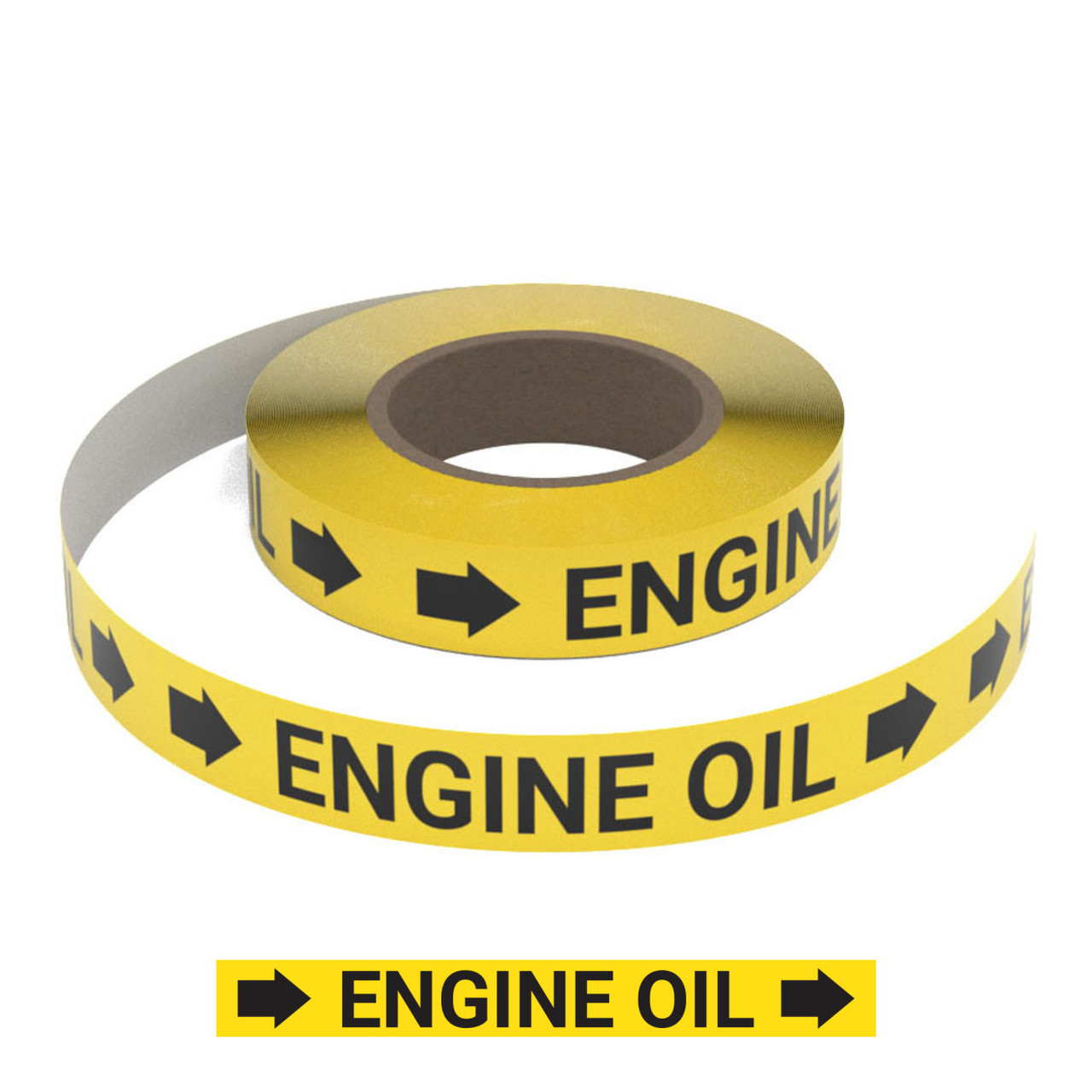Engine Oil (Yellow) - Smart Stripe Inline Pipe Marking Roll | Creative ...