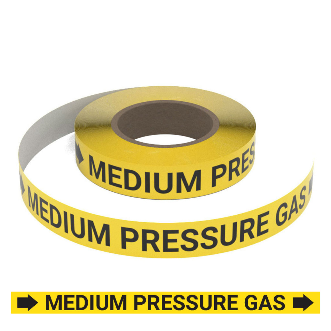 Medium Pressure Gas - Smart Stripe Inline Pipe Marking Roll | Creative ...