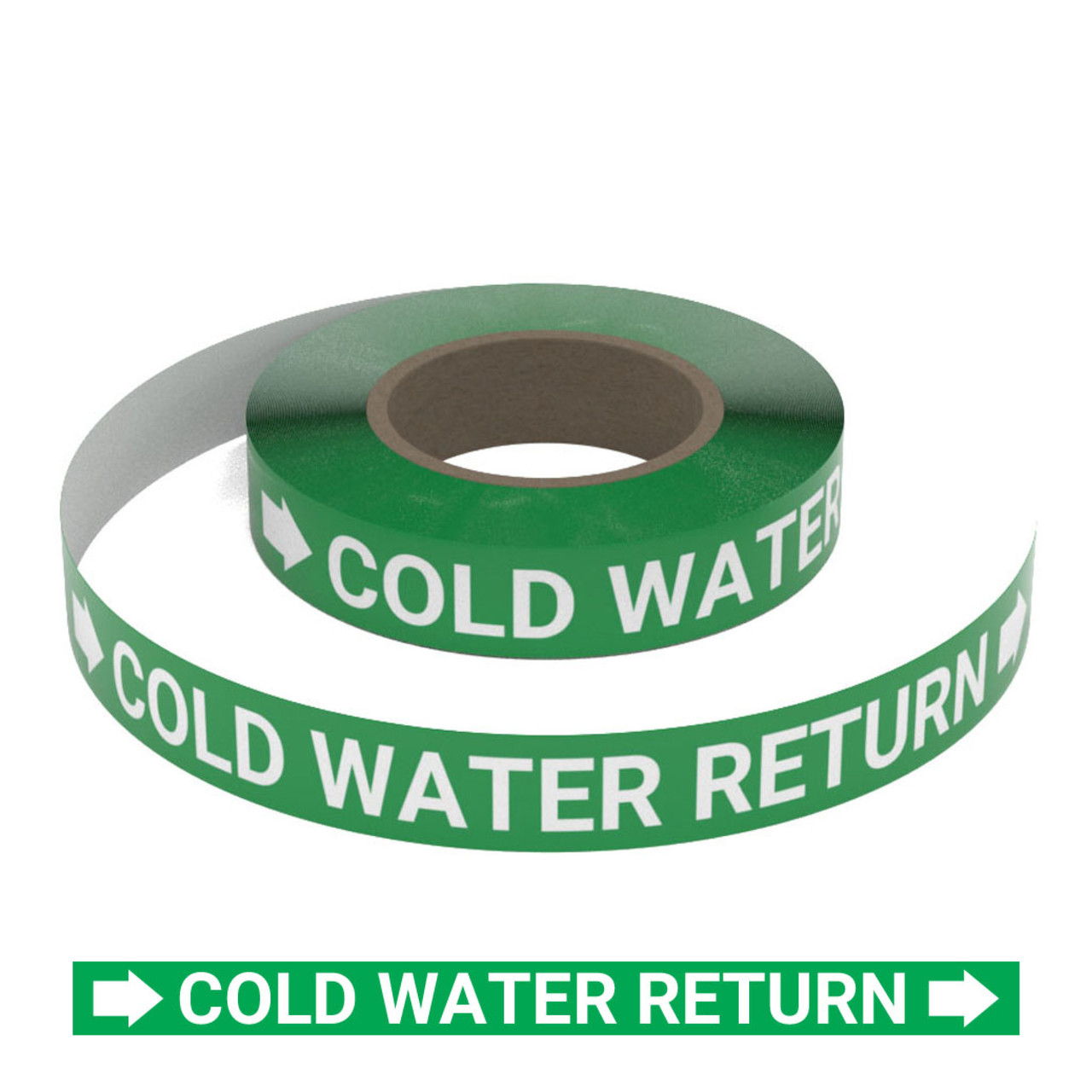 Cold Water Return - Smart Stripe Inline Pipe Marking Roll | Creative ...
