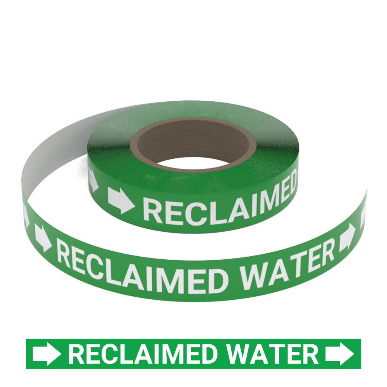 Reclaimed Water (Green) - Smart Stripe Inline Pipe Marking Roll ...