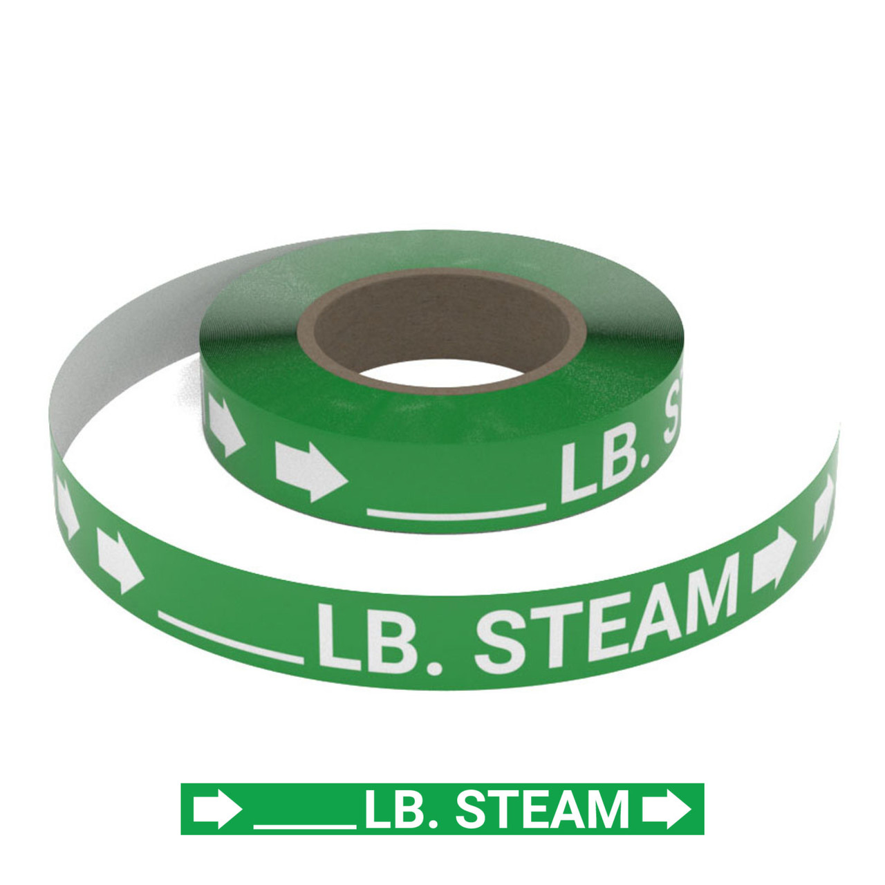 Lb Steam (Green) - Smart Stripe Inline Pipe Marking Roll | Creative ...