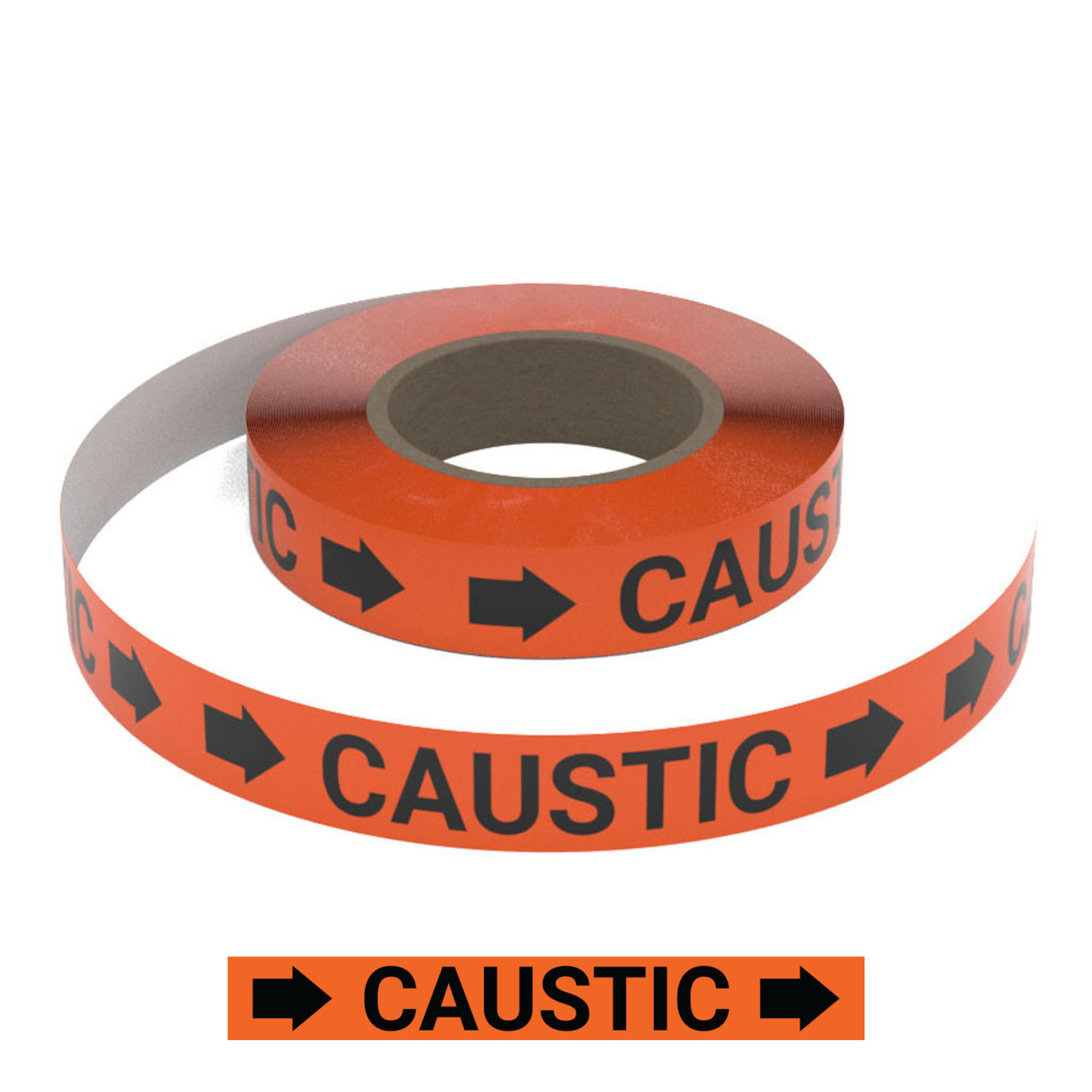 Caustic - Smart Stripe Inline Pipe Marking Roll | Creative Safety Supply