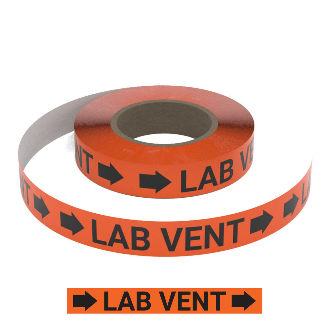 Lab Vent - Smart Stripe Inline Pipe Marking Roll | Creative Safety Supply
