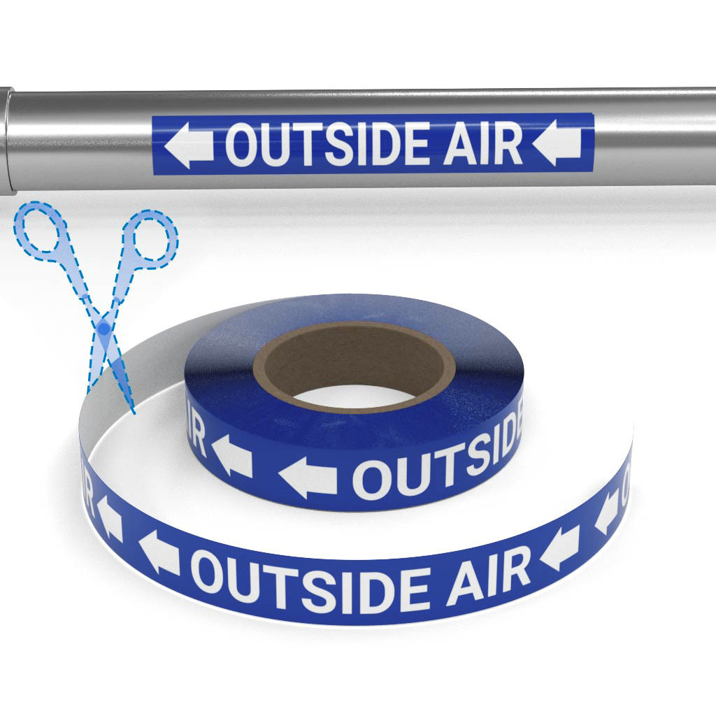 Outside Air - Smart Stripe Inline Pipe Marking Roll | Creative Safety ...