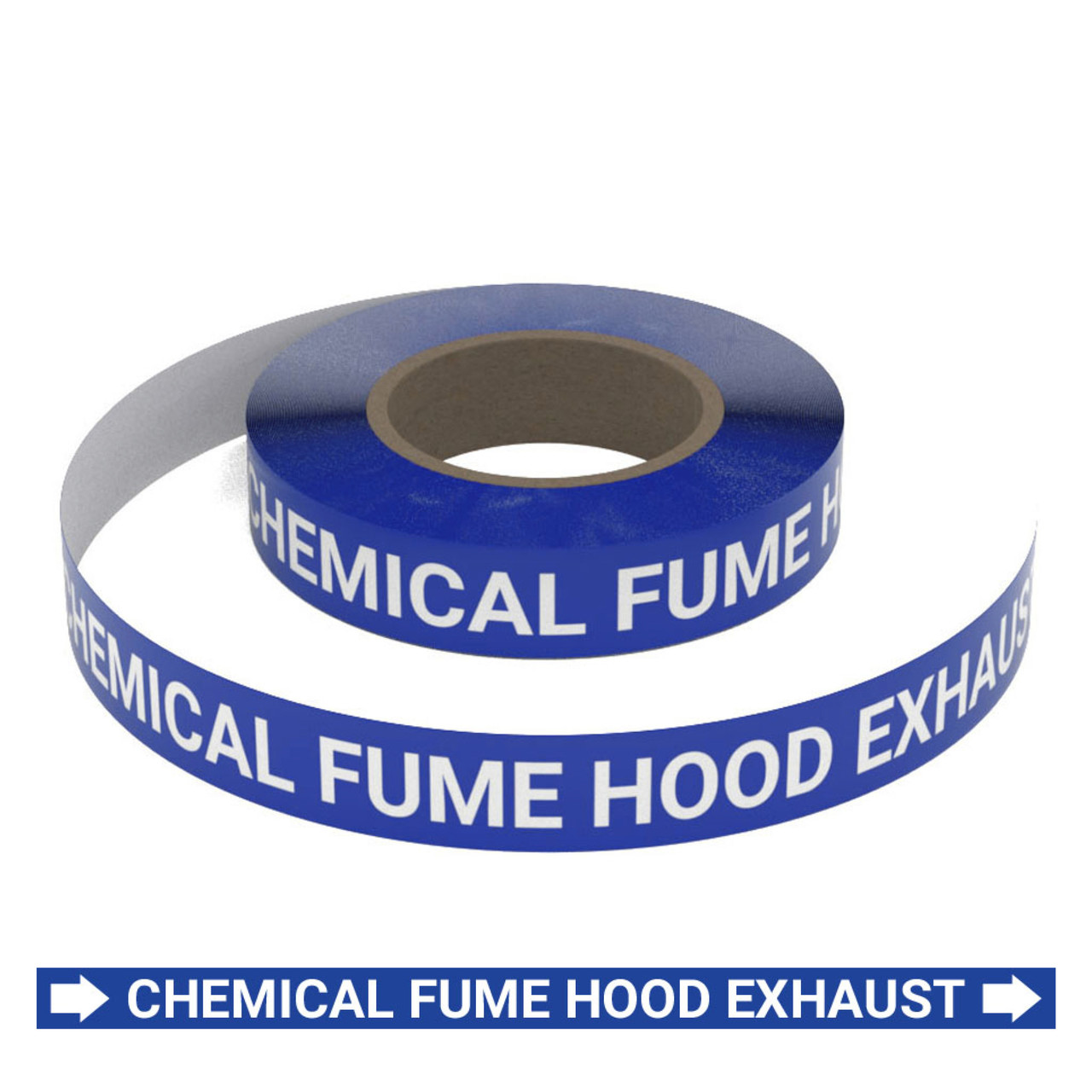 Chemical Fume Hood Exhaust - Smart Stripe Inline Pipe Marking Roll ...