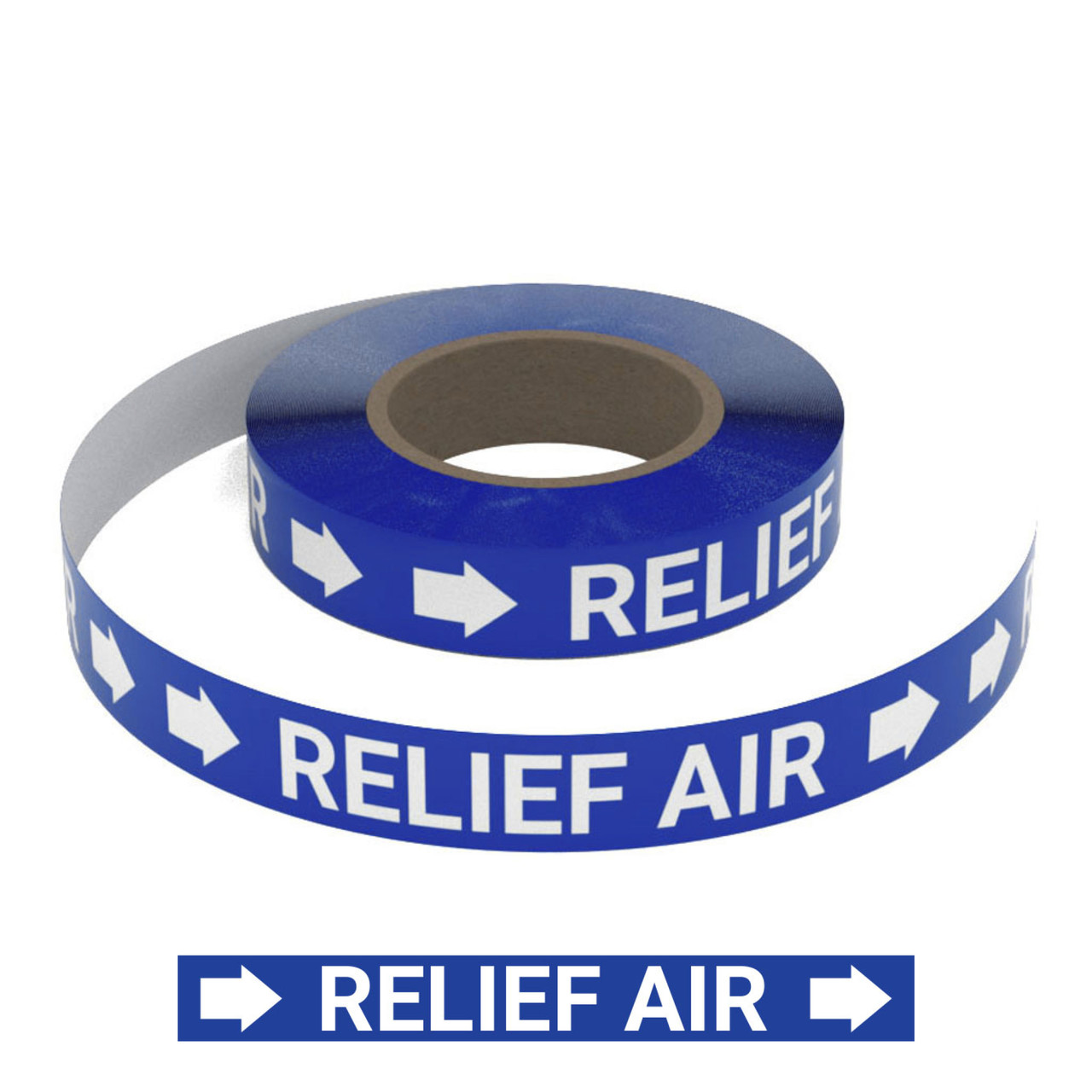 Relief Air - Smart Stripe Inline Pipe Marking Roll | Creative Safety Supply