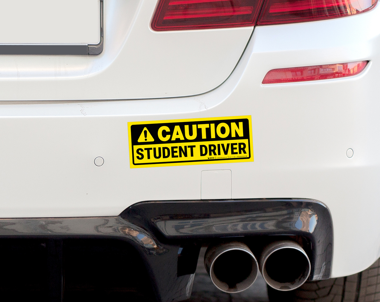 Caution: Student Driver - Waterproof Car Magnet Bumper Decal