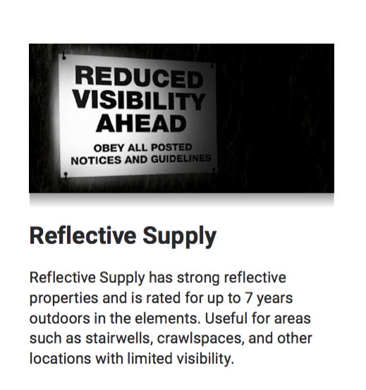 LabelTac Safety Grade Reflective Label Supply